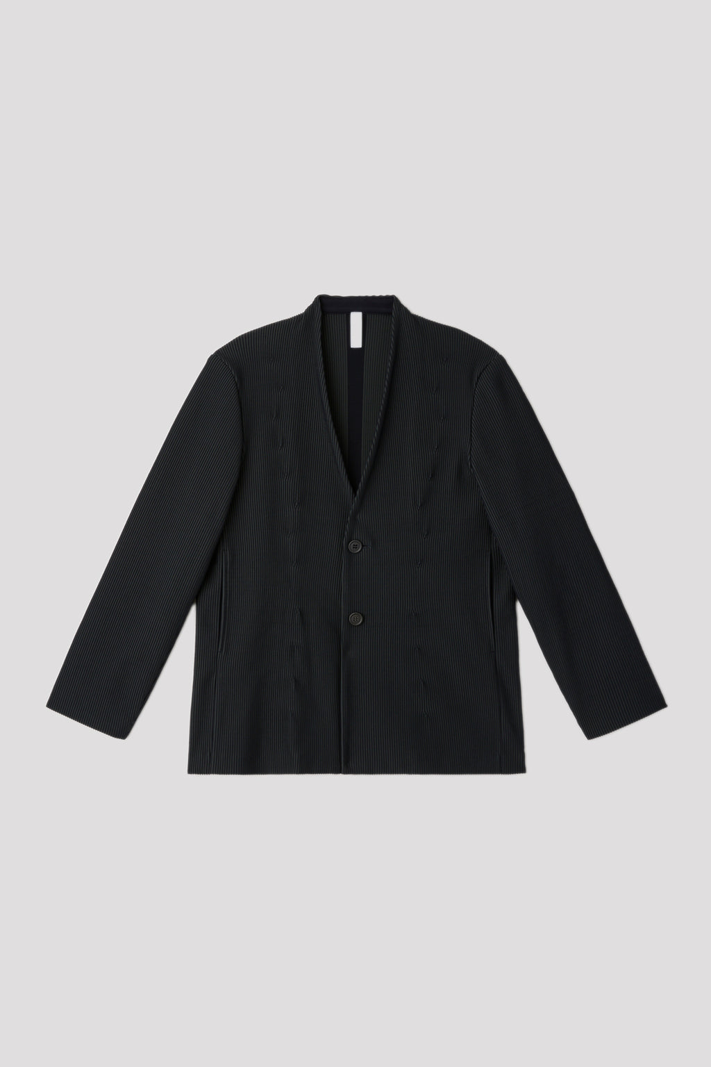 SOFT HYPHA COLLARLESS TAILORED JACKET