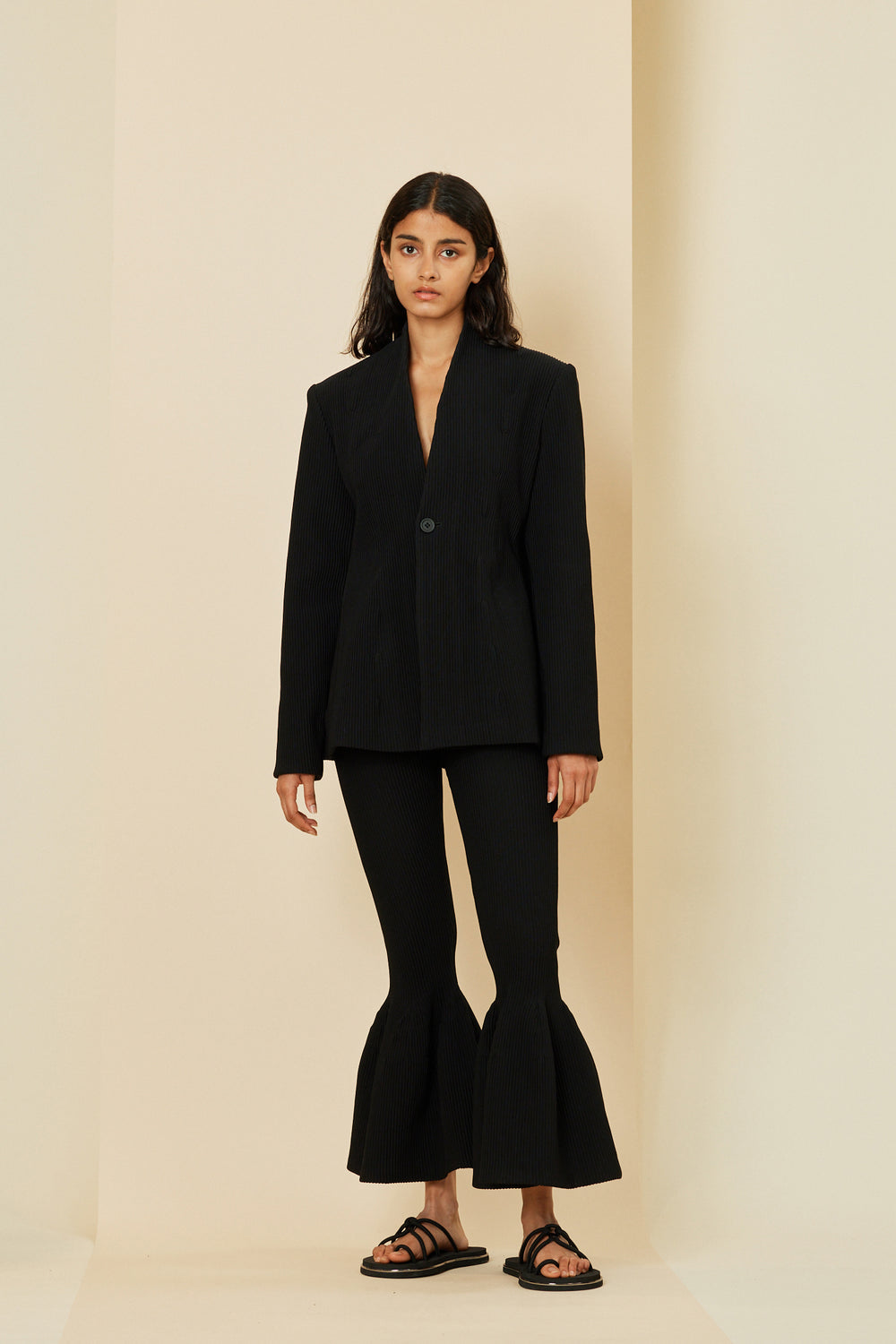 HYPHA COLARLESS JACKET