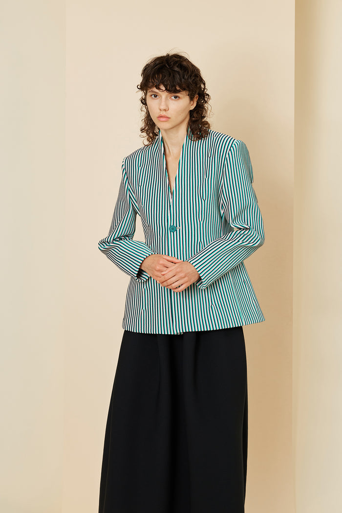 HYPHA COLARLESS JACKET