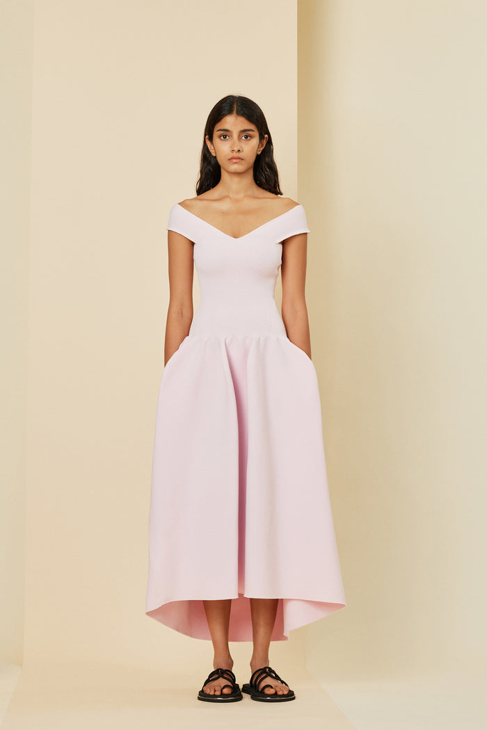 POTTERY HS OFF SHOULDER SWEETHEART DRESS