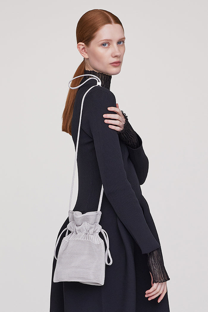 STRATA DRAWSTRING GUSSET MINI BAG